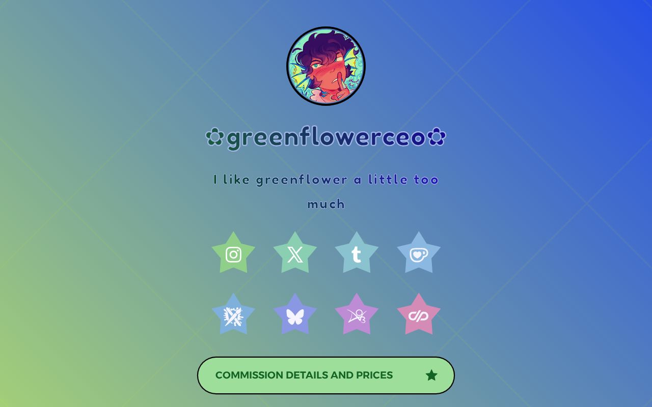 ★greenflowerceo's carrd!★